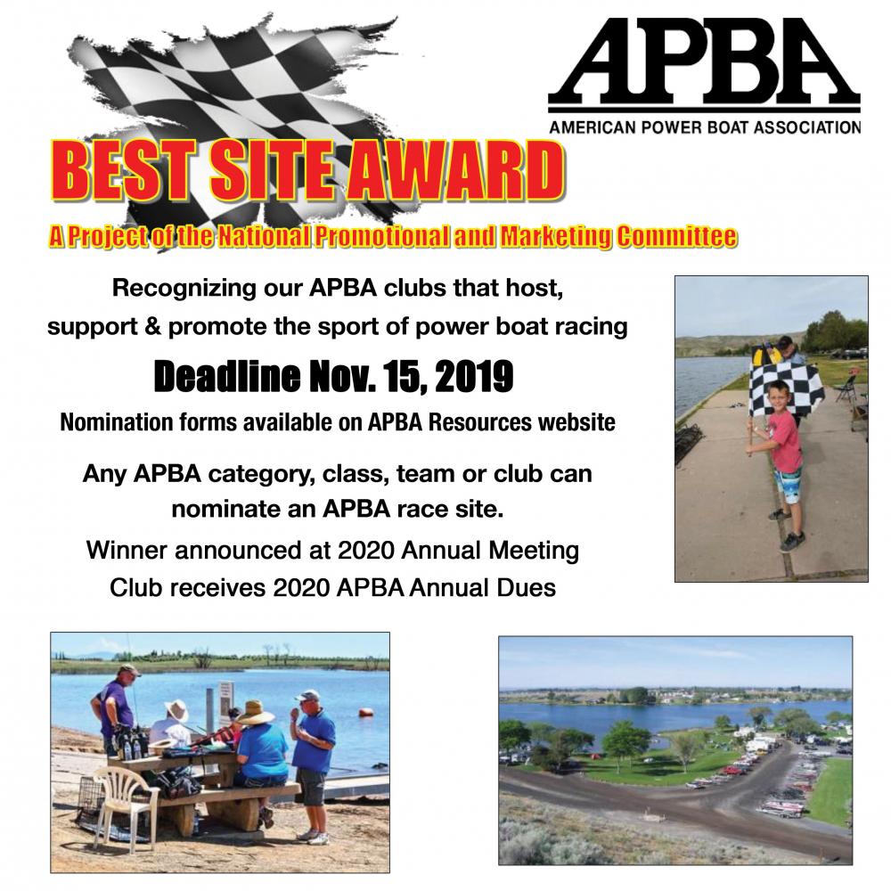 Best Site Award Deadline Nov. 15